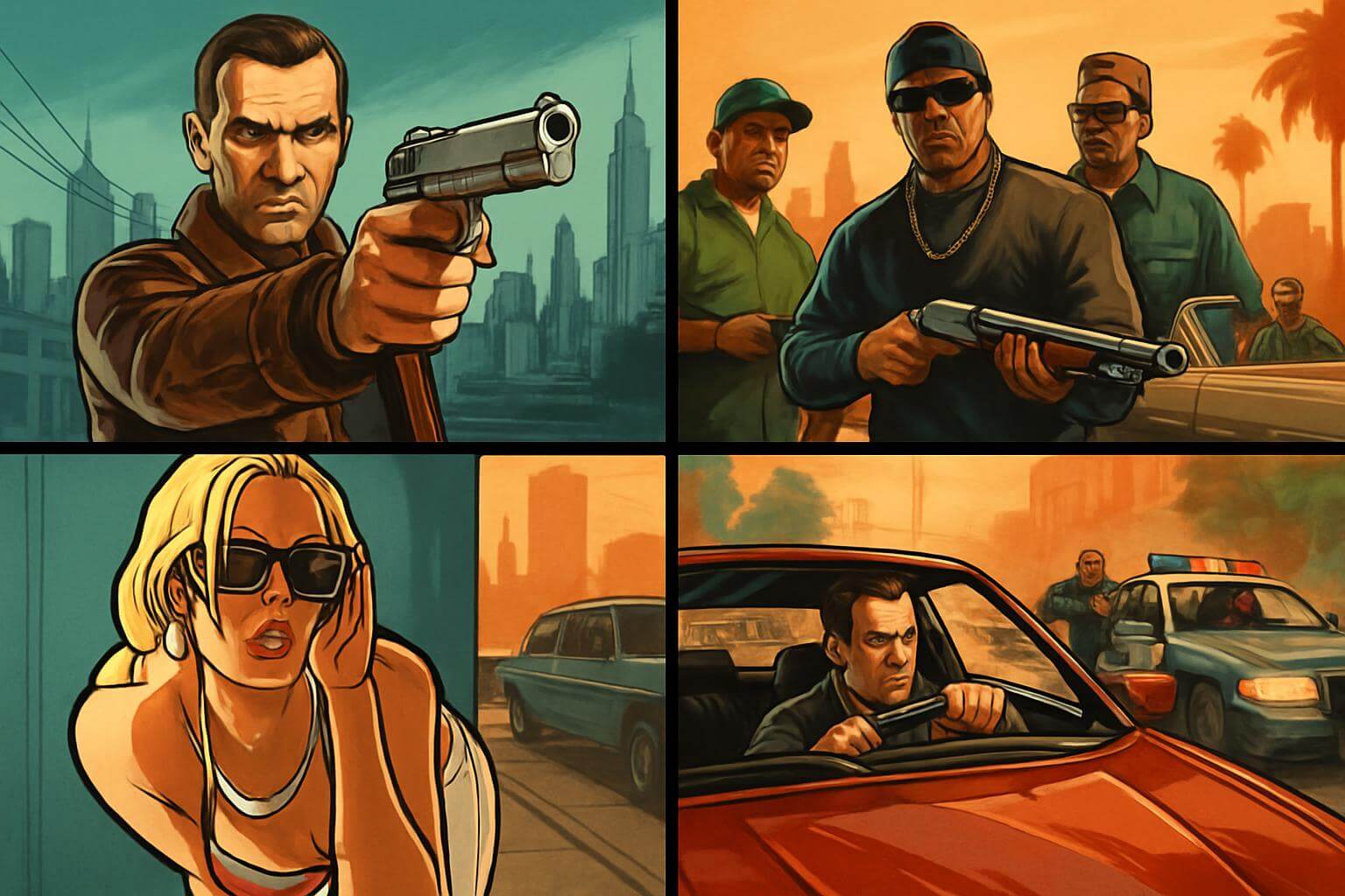 The Journey of GTA from Simple Crime Game to the Phenomena - GameBells